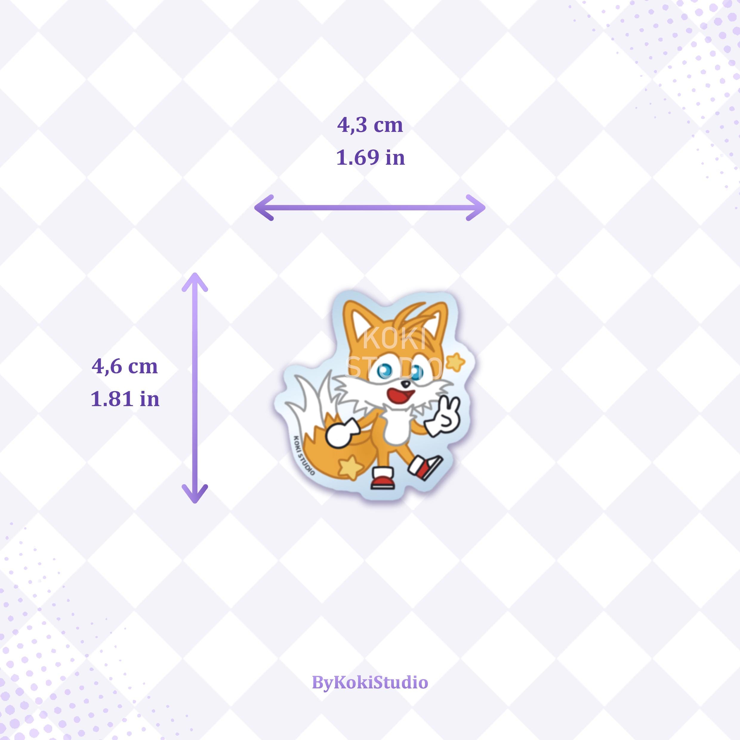 Sonic | Matte Sticker Pack | Fanart Merch | Videogame Sticker | Chibi ...