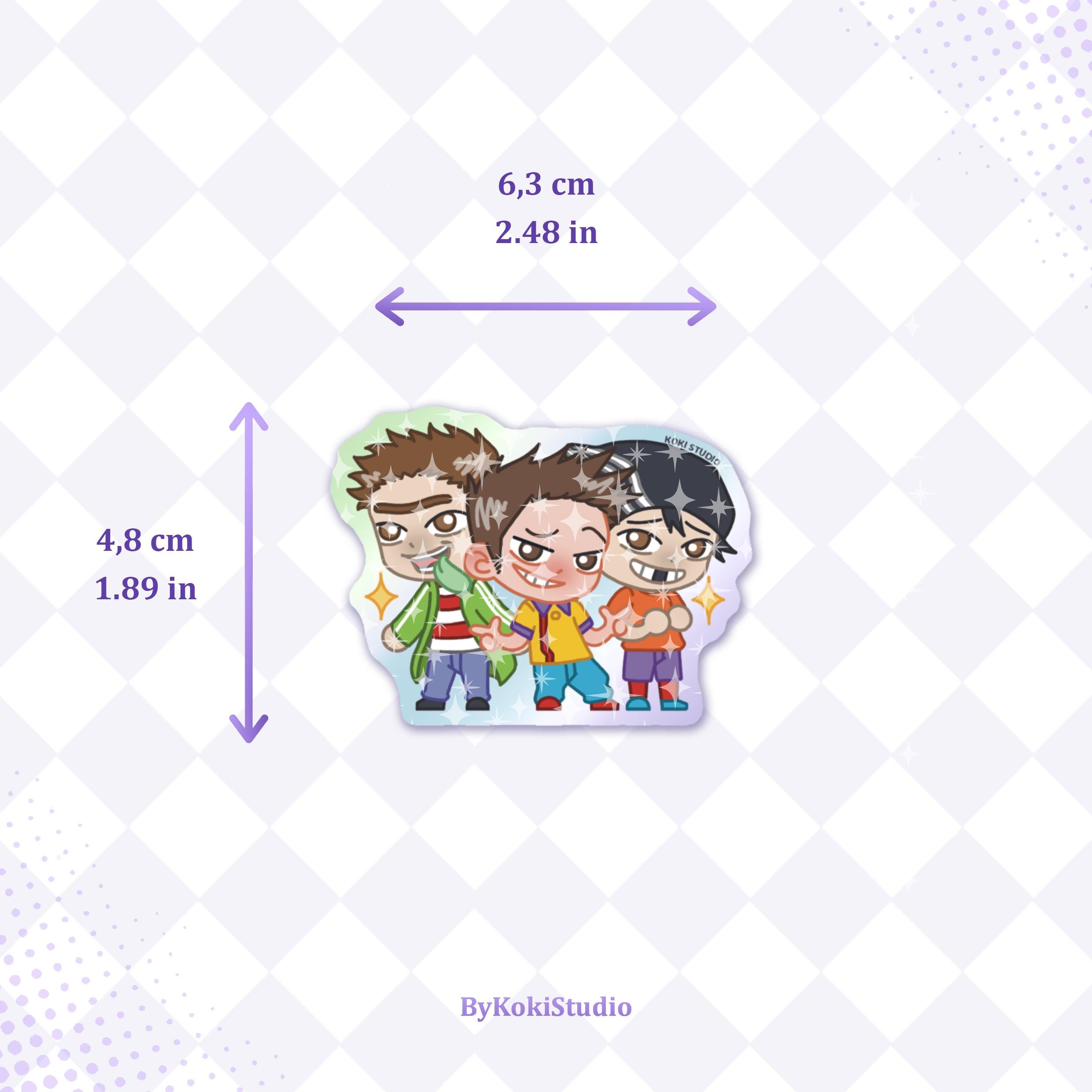 Ed, Edd & Eddy | Holographic Sticker | Fanart Merch | Cartoon Sticker ...