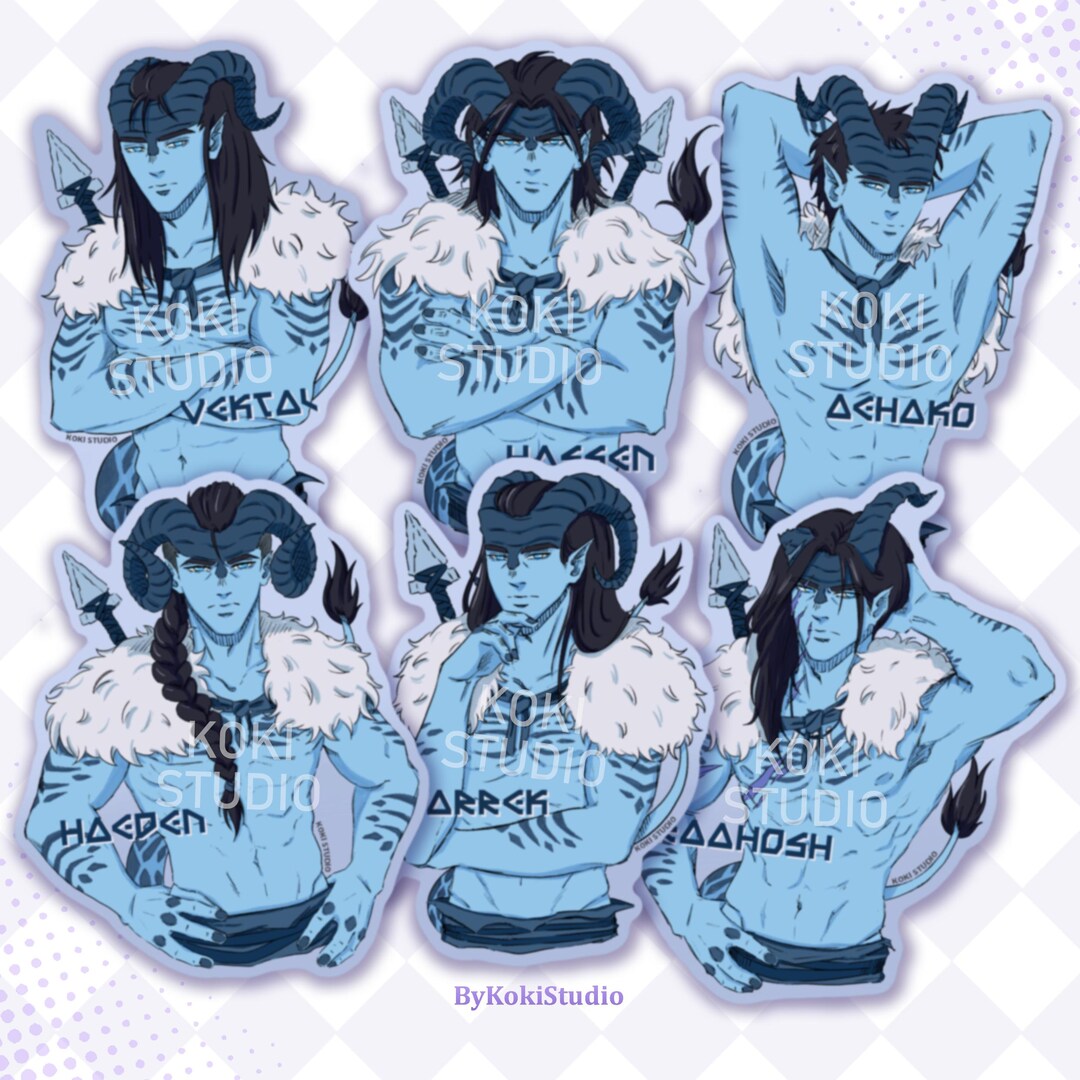 Blue Aliens IPB Sticker Matte Sticker Pack Fanart Merch Book Sticker ...