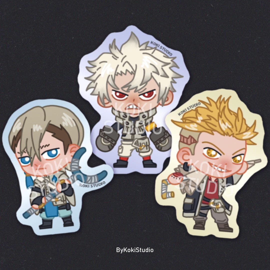 Garbage | Matte Stickers | Fanart Merch | Anime Sticker | Chibi Sticker ...