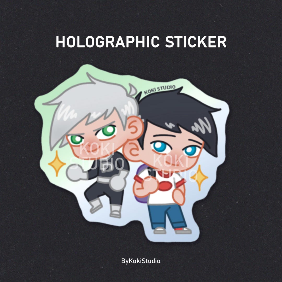 FINAL STOCK | Phantom | Holographic Sticker | Fanart Merch | Cartoon ...
