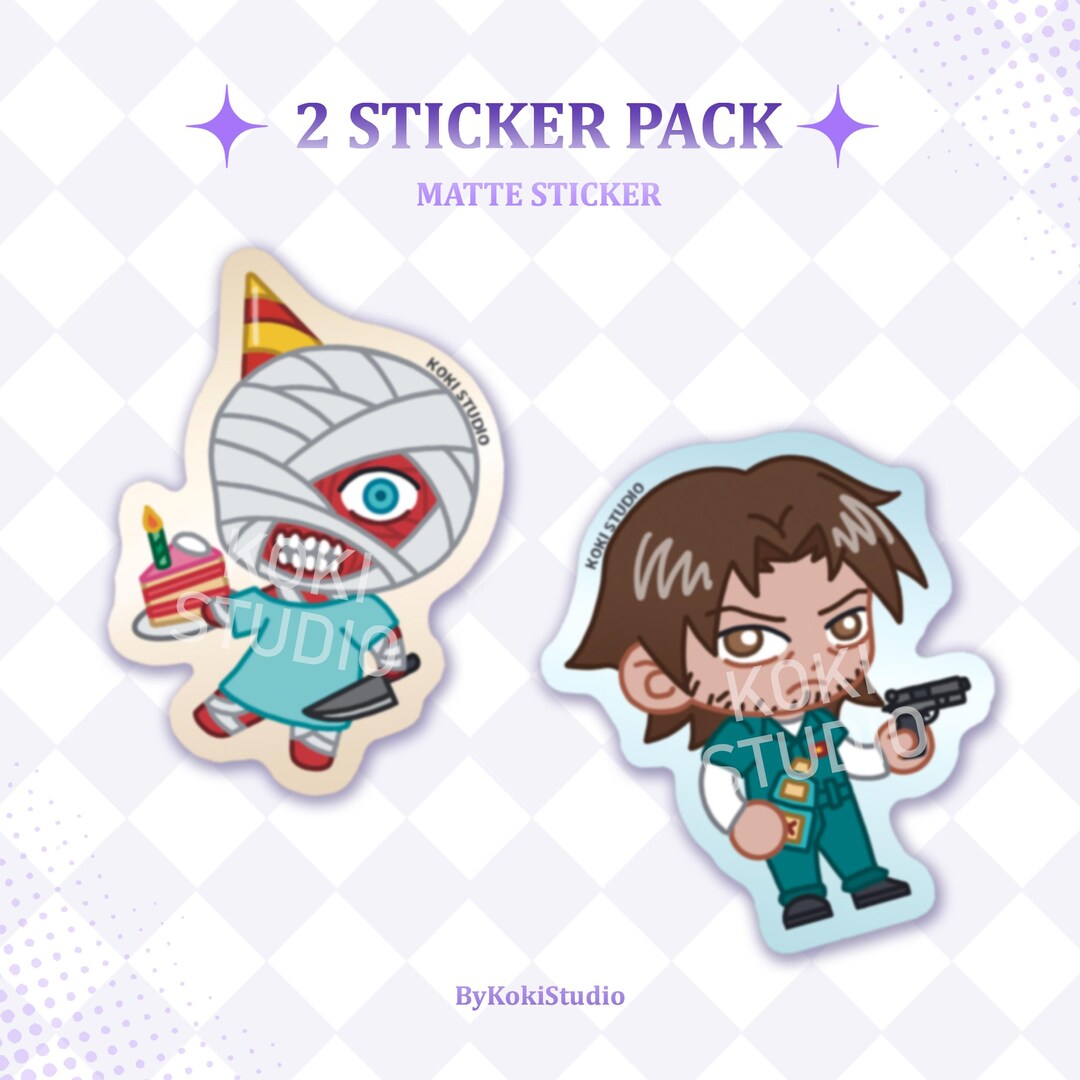 Mouthwashing | Matte Sticker Pack | Fanart Merch | Videogame Sticker ...