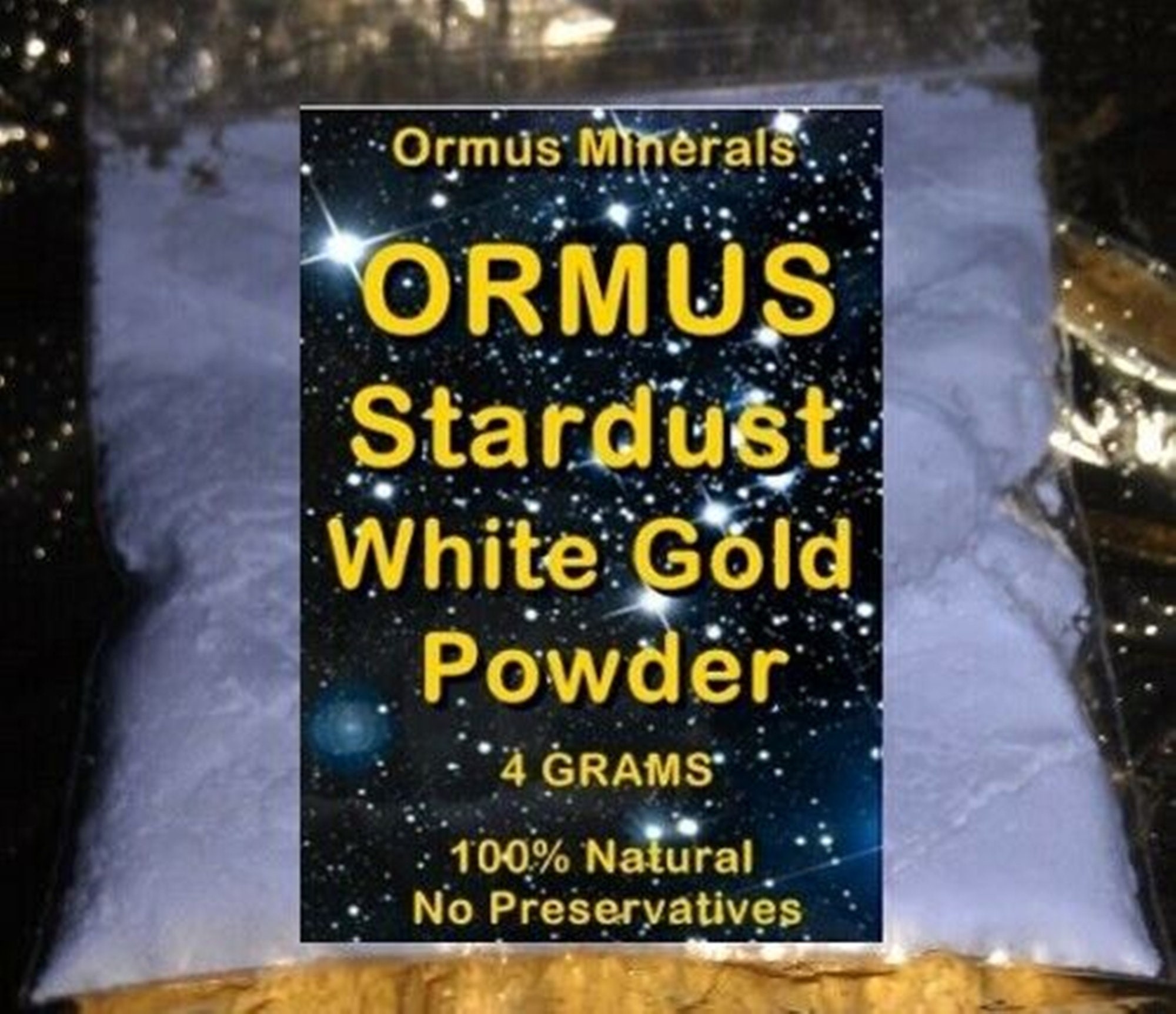 Monatomic Gold White Powder Gold Ormus Minerals 4 Grams Energy - Etsy