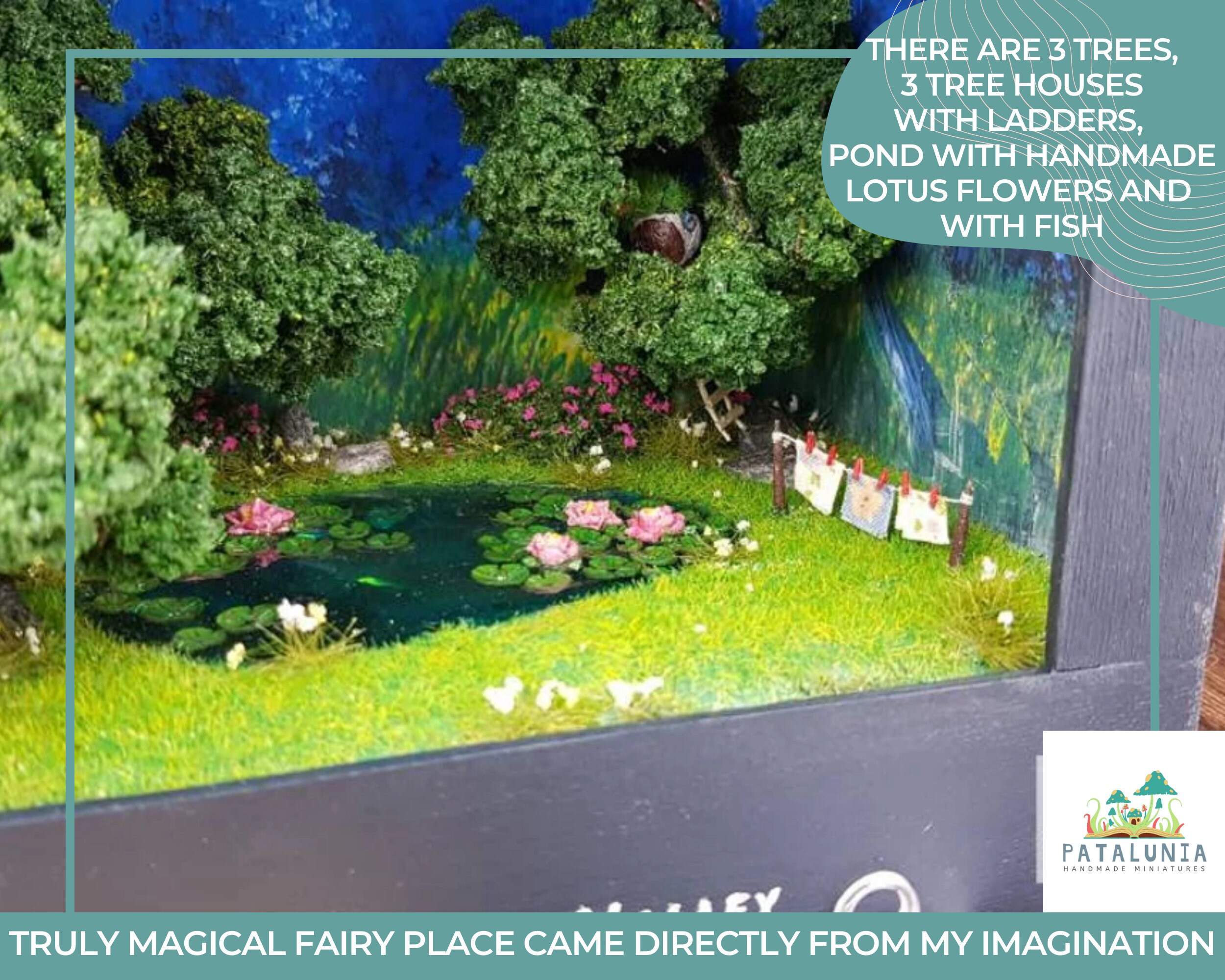 Miniature Magical Fairy Diorama OOAK With Led Lights as Shelf or Table ...
