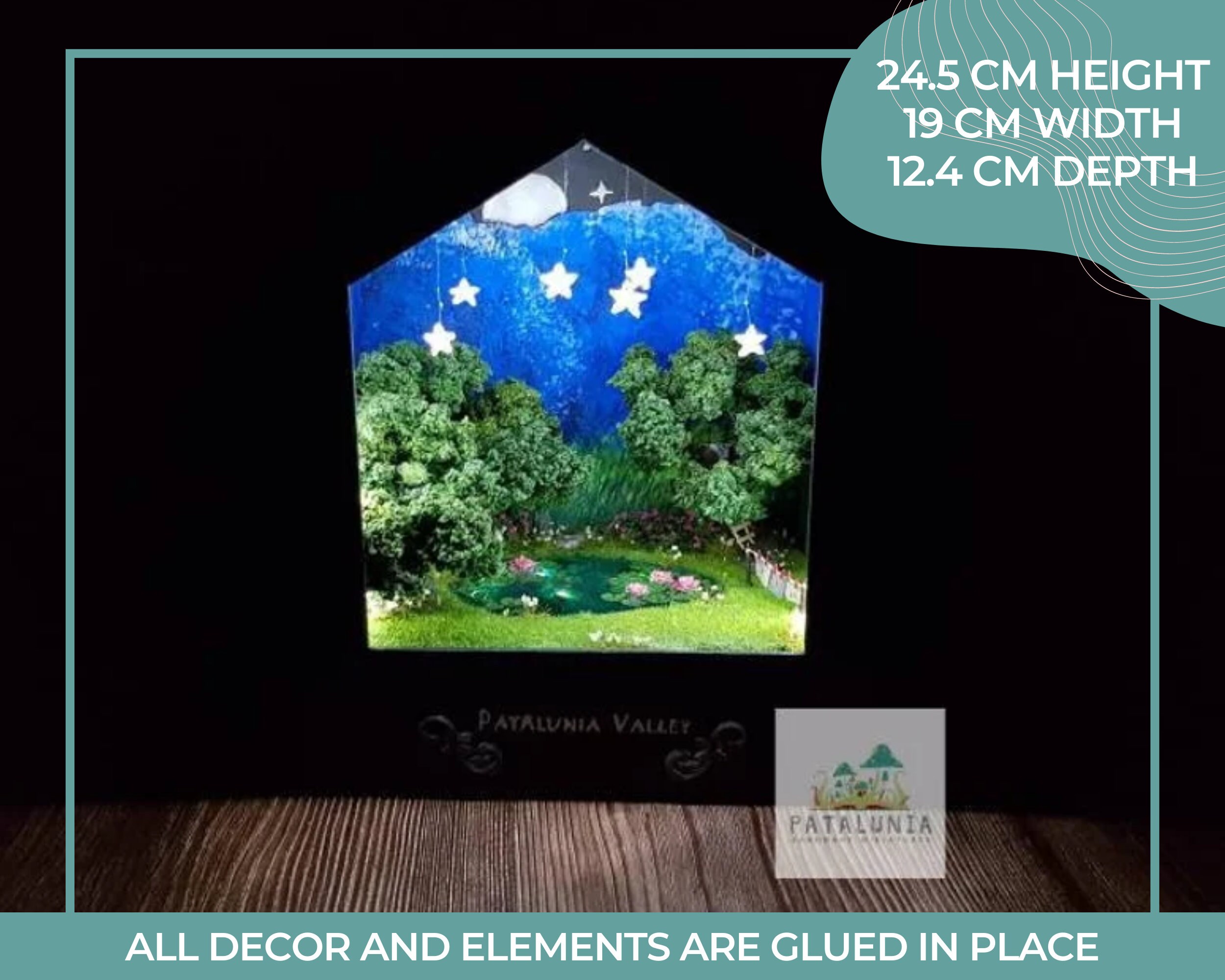 Miniature Magical Fairy Diorama OOAK With Led Lights as Shelf or Table ...