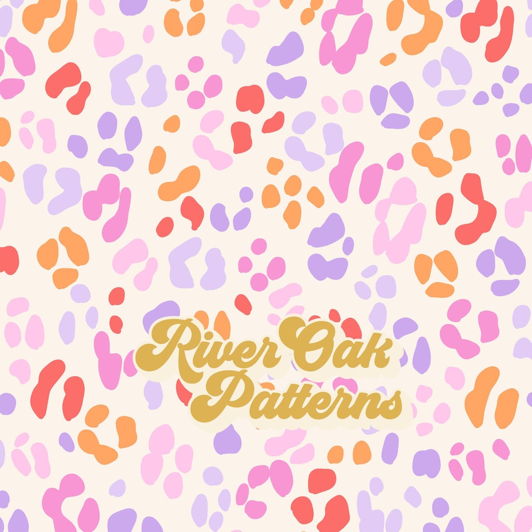 Leopard Print Seamless Pattern for Fabric Sublimation Repeating File ...