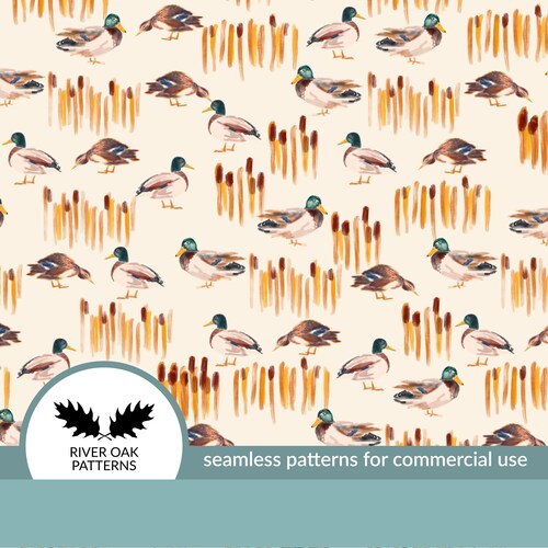 Hunting Seamless Pattern - Etsy