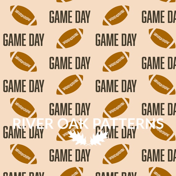 Game Day Seamless Digital Repeat Pattern for Commercial Use - Etsy
