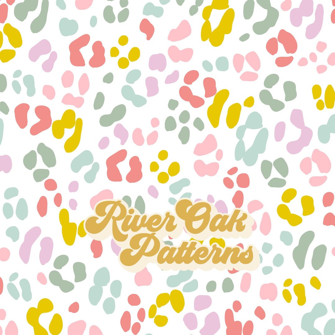 Leopard Print Seamless Pattern for Fabric Sublimation Repeating File ...