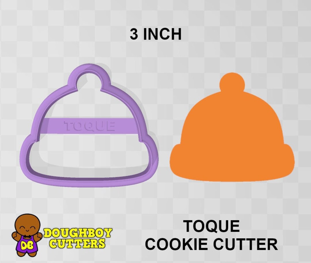 Toque Cookie Cutter | Dough, Fondant or Polymer Clay Cutter | Various ...