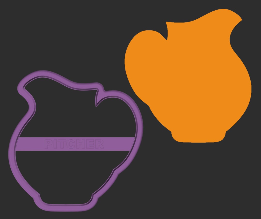 Juice Pitcher Cookie Cutter | Cookie Cutter Shape, Dough, Fondant or ...