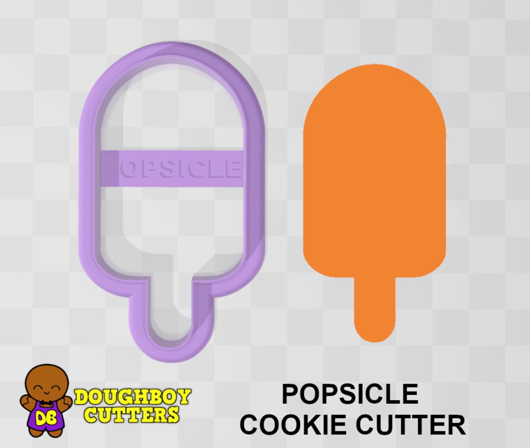 Popsicle Cookie Cutter | Various Sizes | Dough, Fondant or Polymer Clay ...
