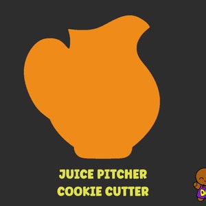 Juice Pitcher Cookie Cutter | Cookie Cutter Shape, Dough, Fondant or ...
