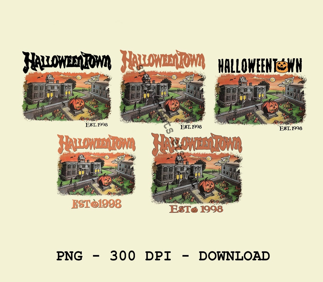 Halloweentown Est 1998 PNG Vintage Halloweentown 1998 PNG - Etsy Canada