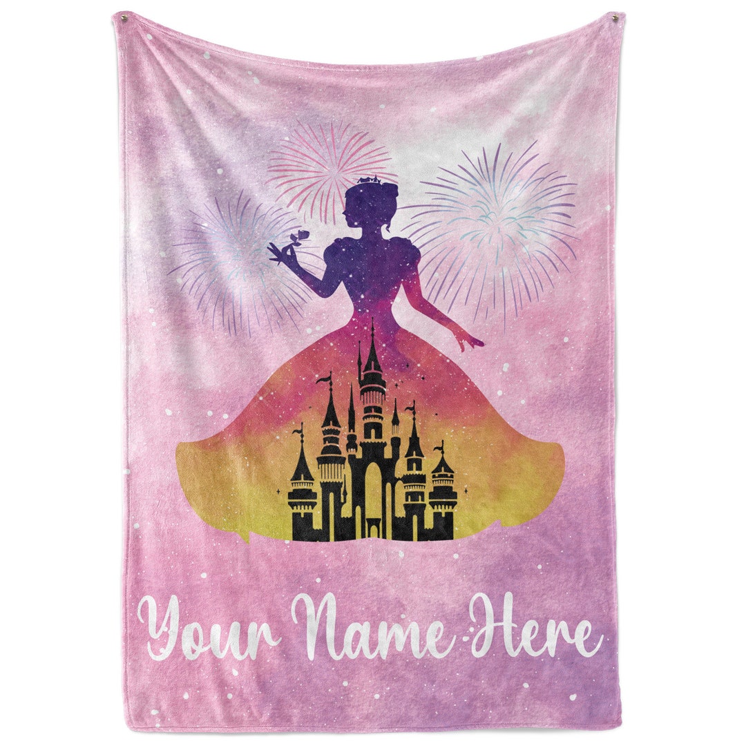 Personalized Princess Blanket for Girls - Ships Next Day, USA Made ...