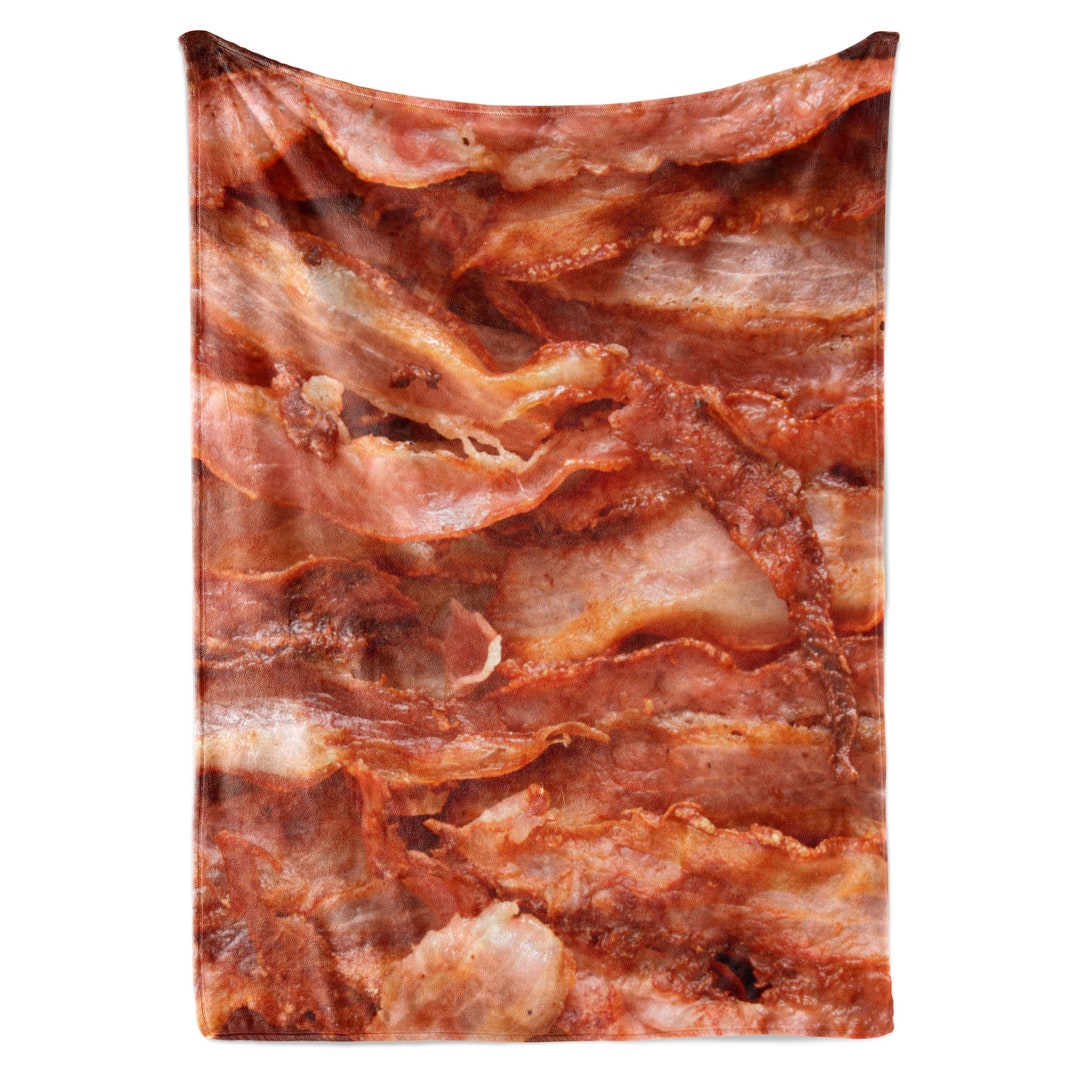 Novelty Bacon Blanket for Kids, Teens, or Adults | Custom Throw With ...