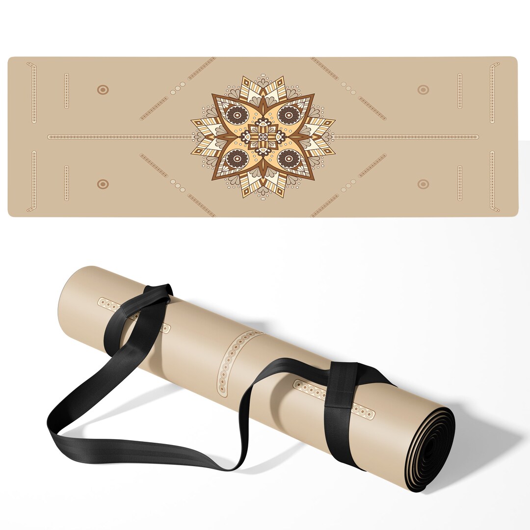 Alignment Yoga Mat | Ships Next Day | Custom | Workout Mat for Men and ...