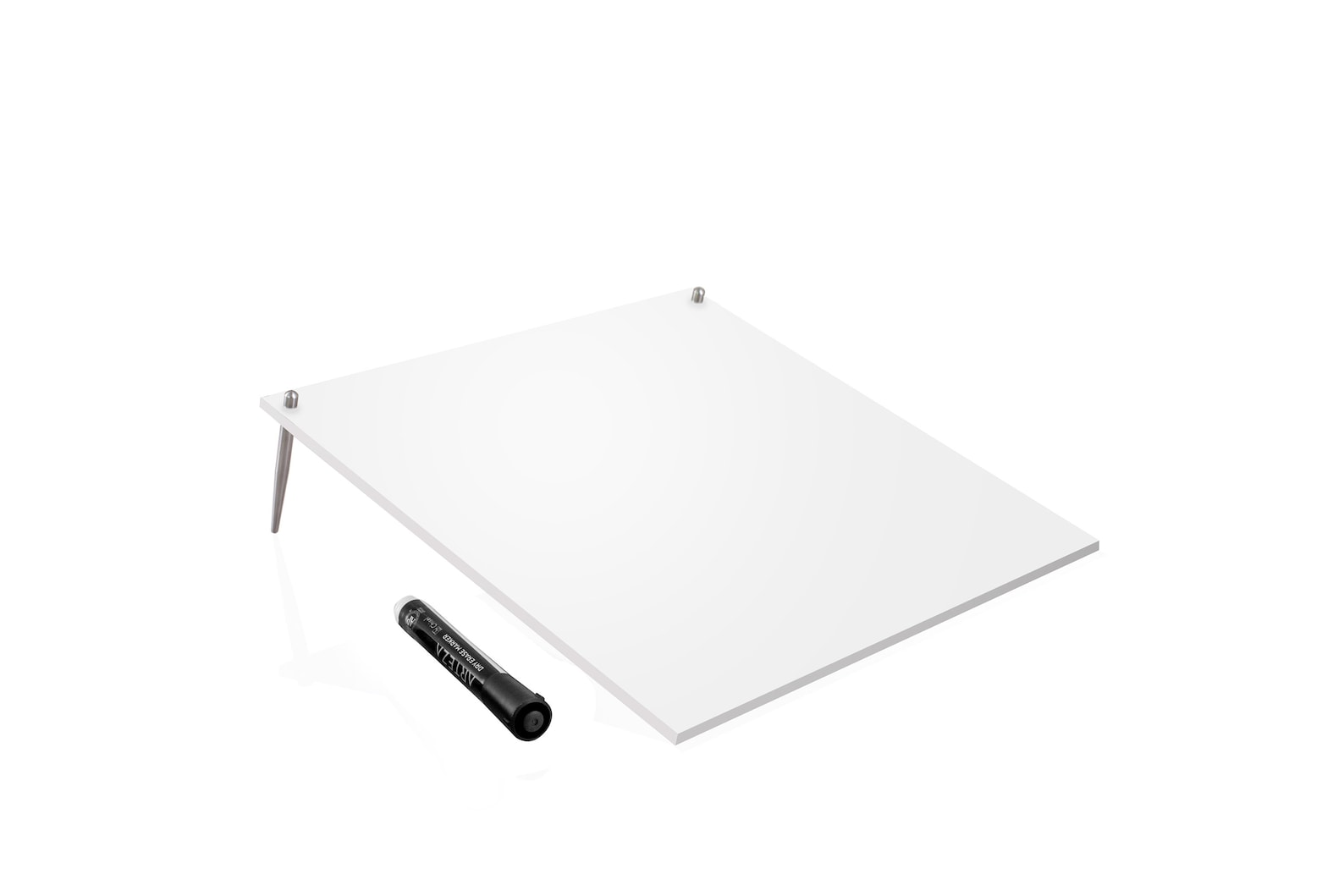 Desk Dry Erase Board With Erasable Marker | White, Black, Clear Acrylic ...