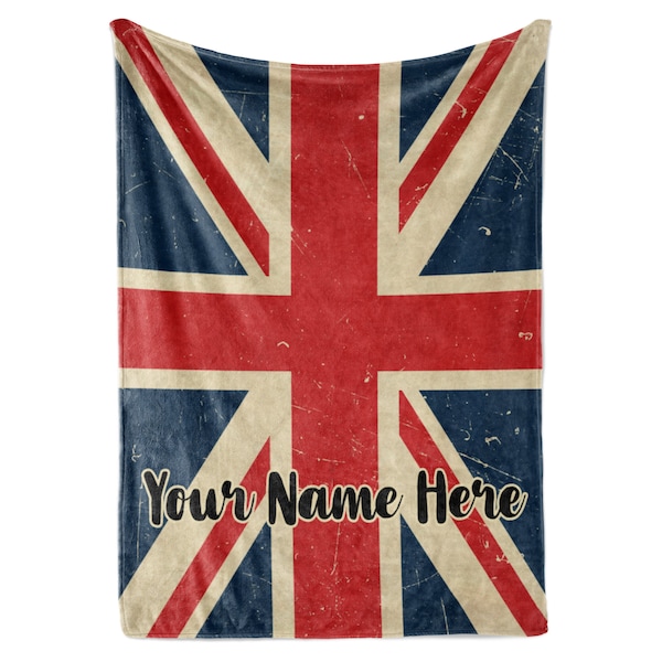 Union Jack Blanket - Etsy