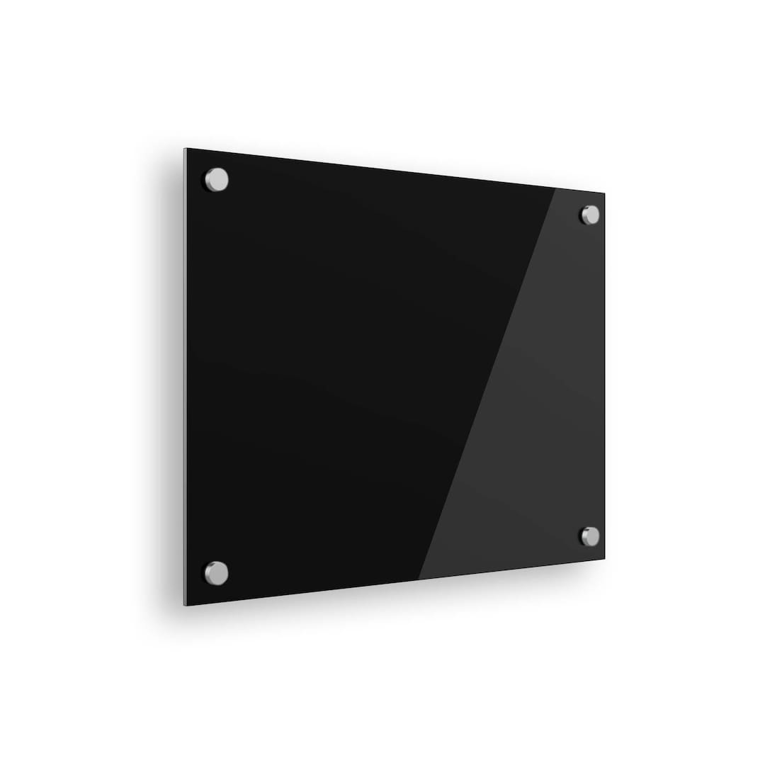 Black Acrylic Dry Erase Board | Acrylic Board for Wall | Alternative ...