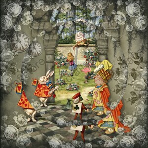 Wind Spinner PNG Digital Download for Sublimation, Alice in Wonderland ...