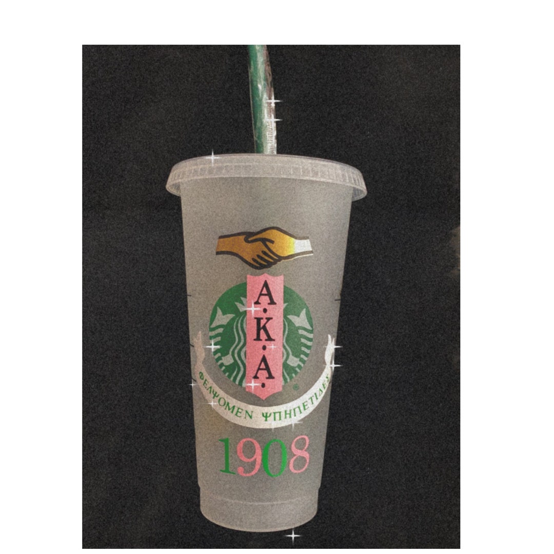 AKA Sorority Cold Cup - Etsy