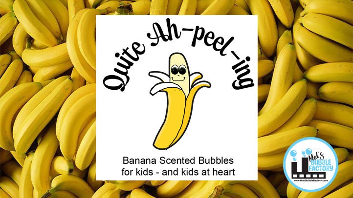 Banana Scented Blowing Bubbles ~ Smelly Sensory Play Cheap Toys Unique ...