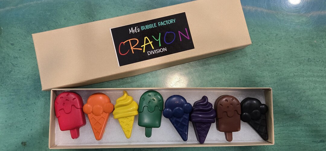 Ice Cream Shaped *SCENTED* Crayons - Gift - Stocking Stuffer - Scented ...
