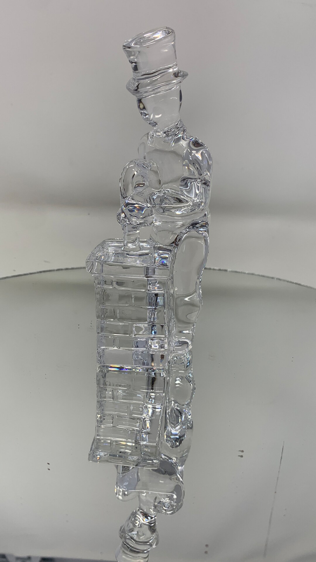 Orrefors Swedish Crystal Glass Chimney Sweep Signed - Etsy