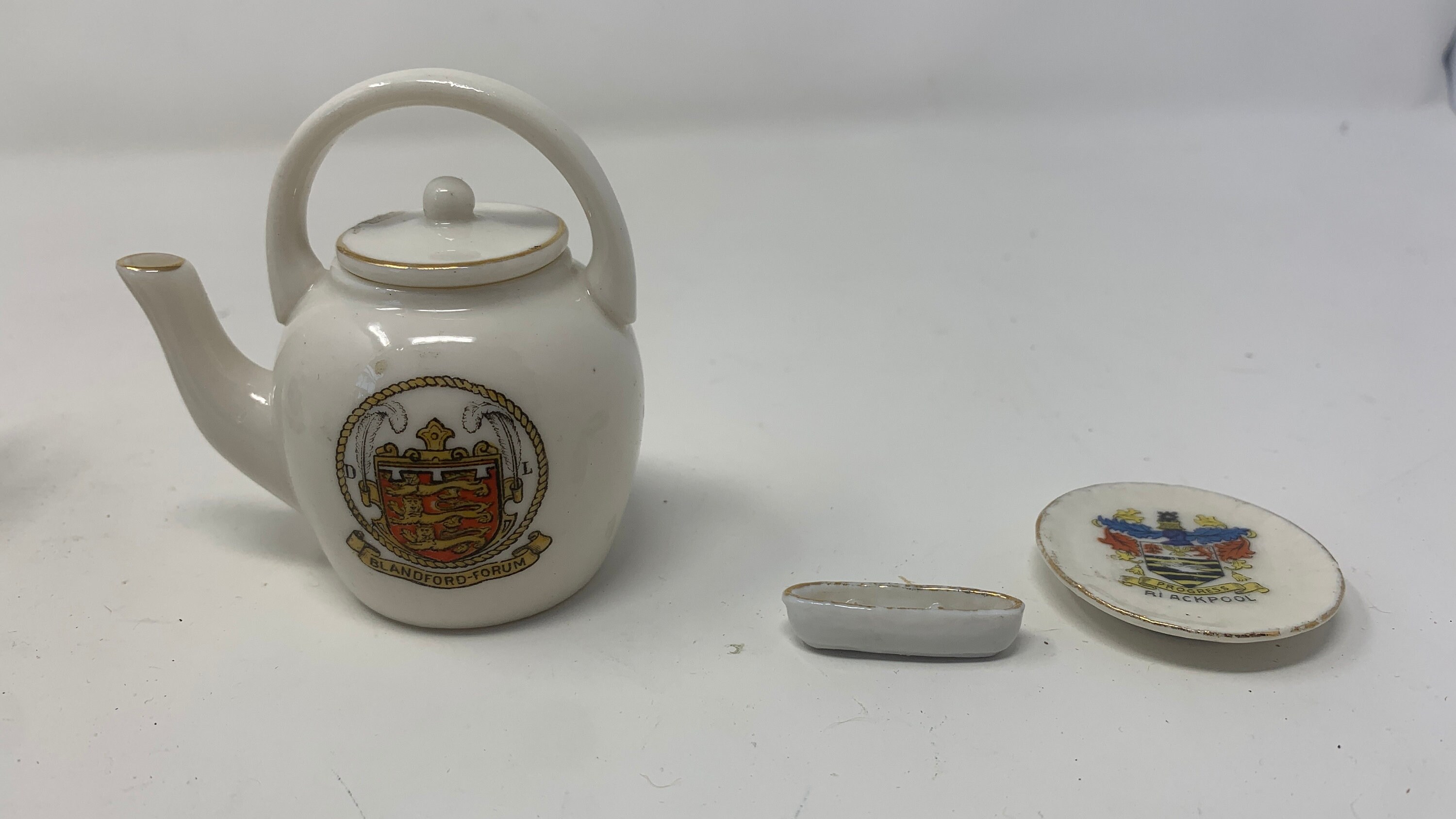 Set of 11 W.H. Goss Small English Crested Ware - Etsy