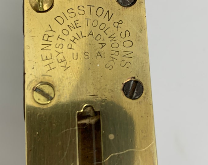 Antique Henry Disston & Sons Keystone Tool Works Philadelphia USA Wood ...