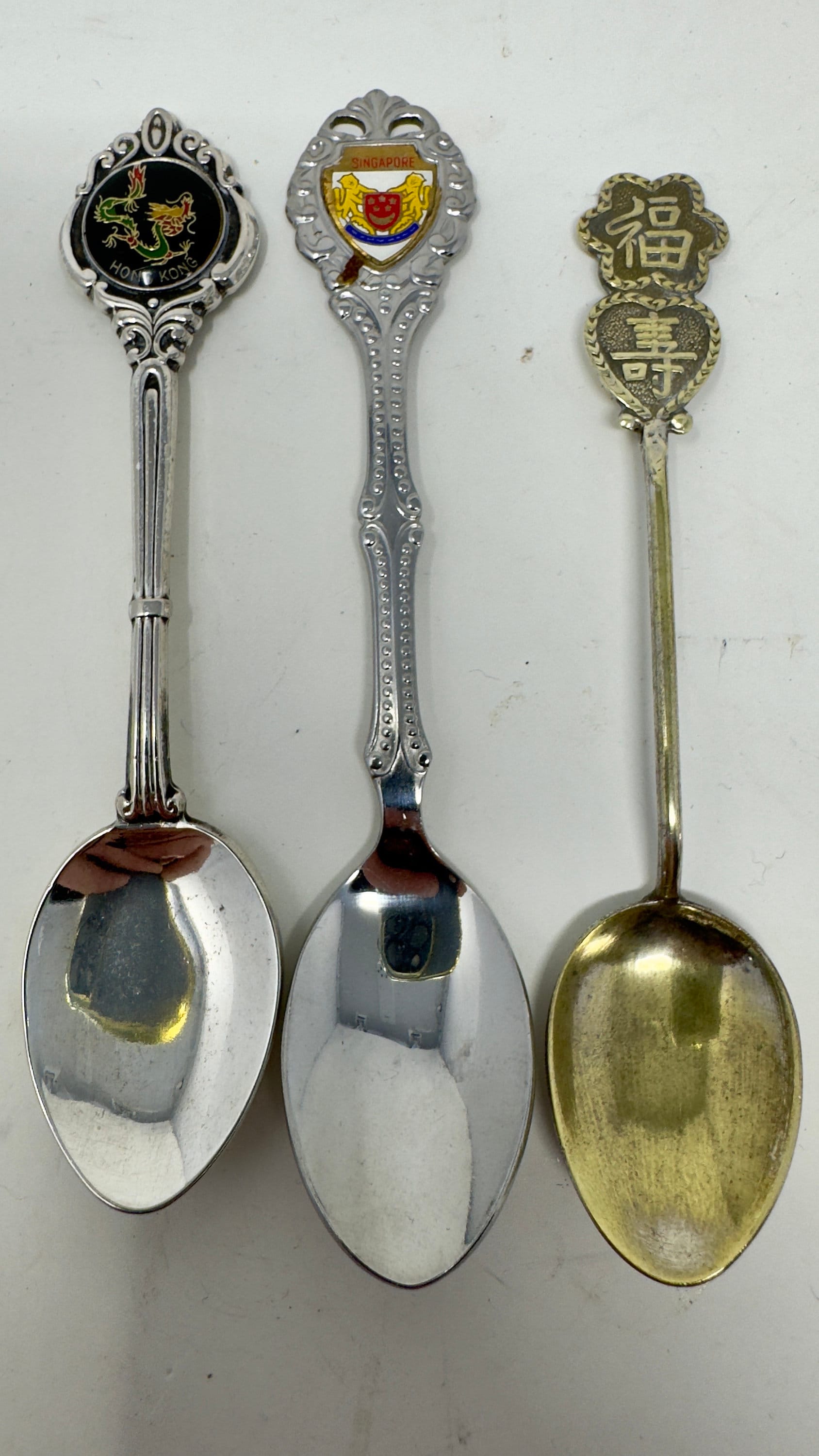 Set of 6 Collector Spoons Hong Kong Singapore Africa 3.54.75 - Etsy