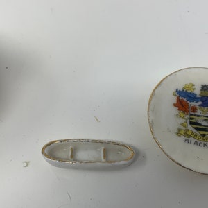 Set of 11 W.H. Goss Small English Crested Ware - Etsy