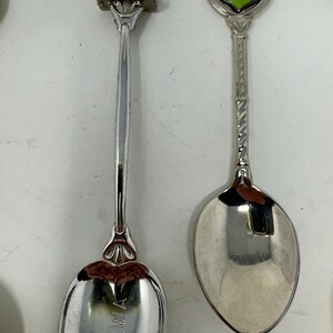 Set of 6 Collector Spoons Hong Kong • Singapore • Africa • 3.5"-4.75 ...