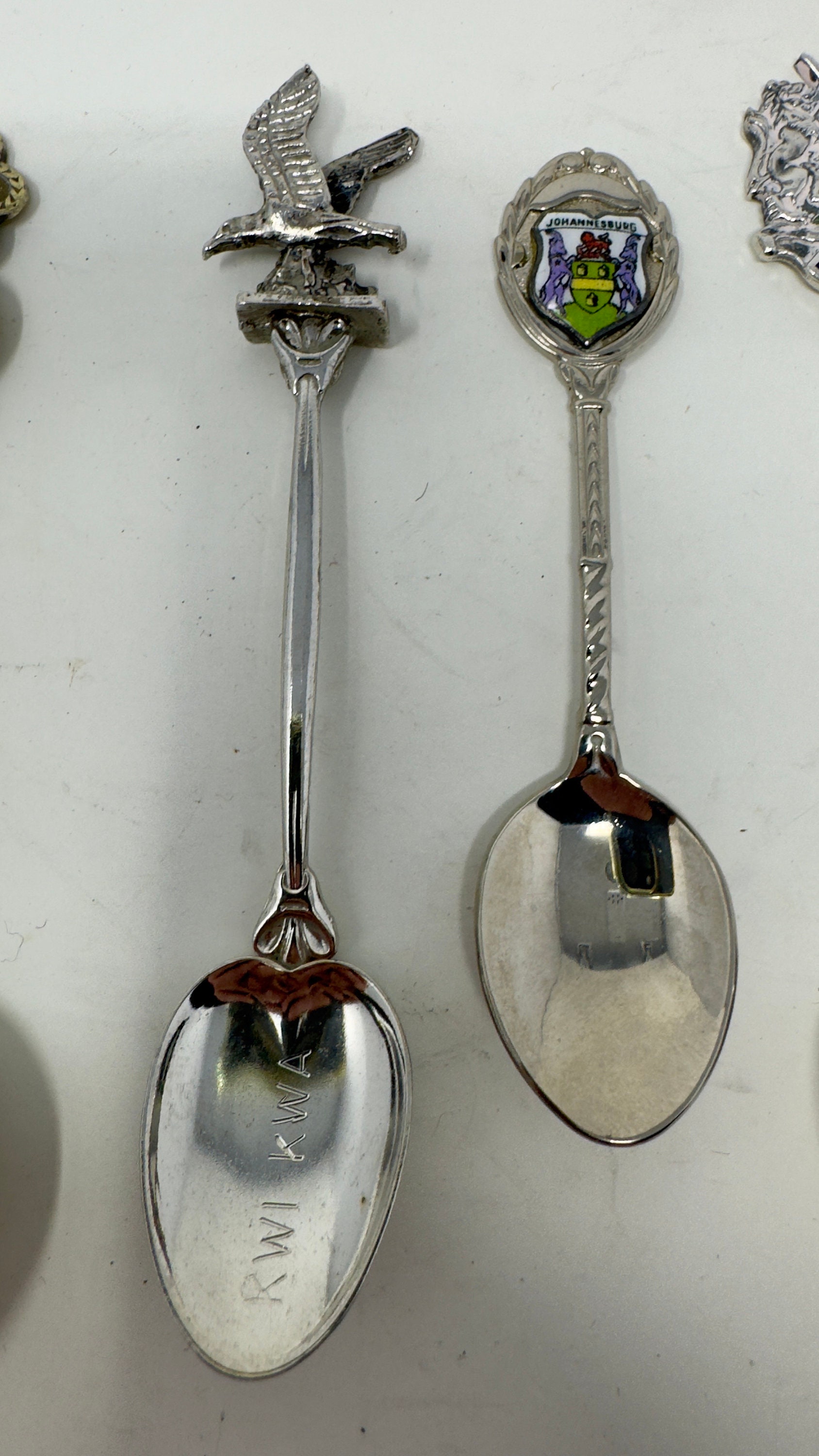 Set of 6 Collector Spoons Hong Kong Singapore Africa 3.54.75 - Etsy
