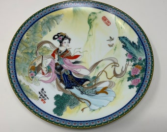 Chinese Imperial Jingdezhen Porcelain Plate beauties of the Red Mansion ...