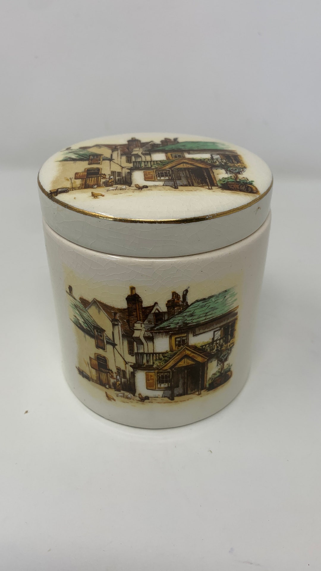 Vintage Sandland Ware England Stoneware Marmalade Pot for Frank Cooper ...