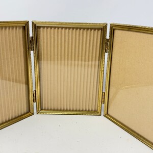 2 Pairs of MCM Brass Frames 5" by 7" One Double and One Triple - Etsy