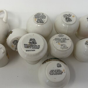 Set of 11 W.H. Goss Small English Crested Ware - Etsy