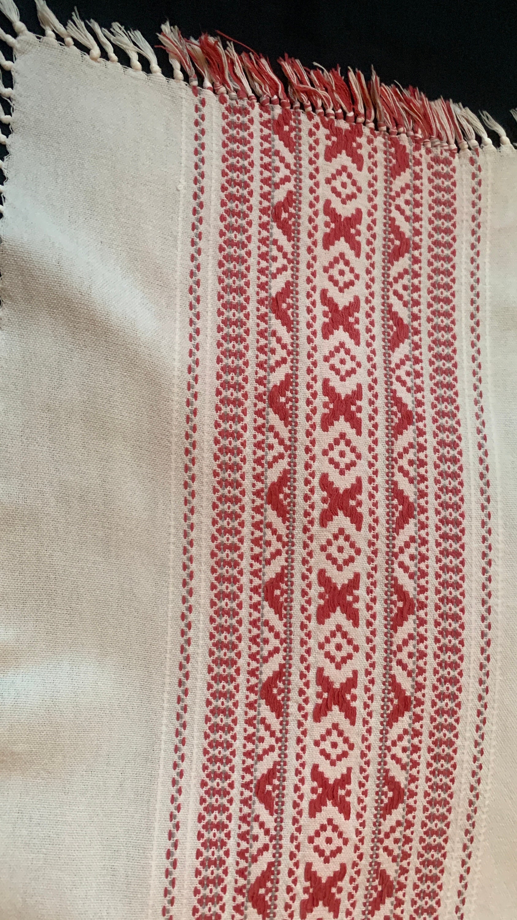 Vintage Gamusa Assamese Indian Square Tablecloth - Etsy