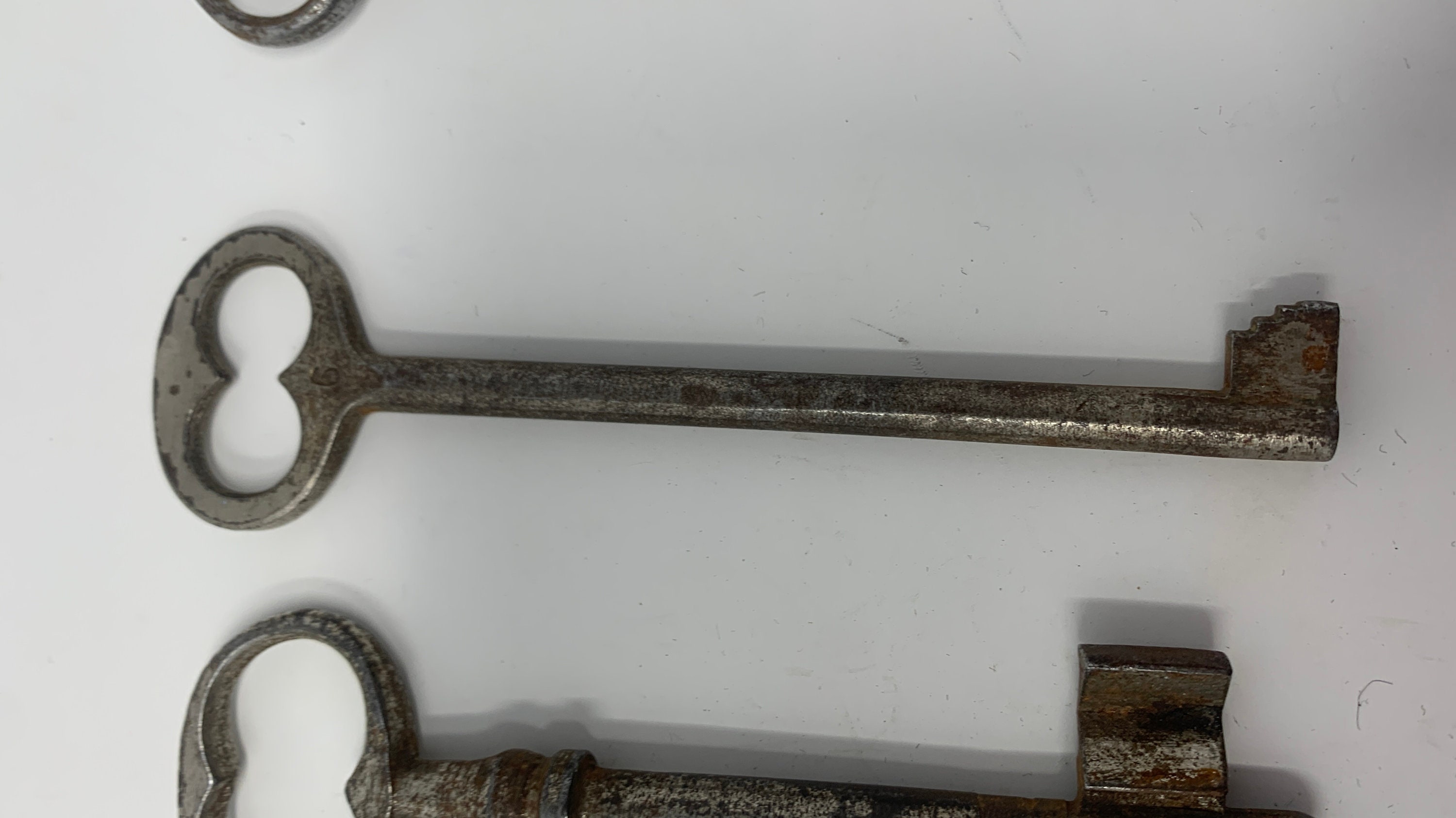 Set of 6 Antique Large Door Keys Brass and Steel - Etsy