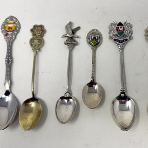 Set of 6 Collector Spoons Hong Kong • Singapore • Africa • 3.5"-4.75 ...