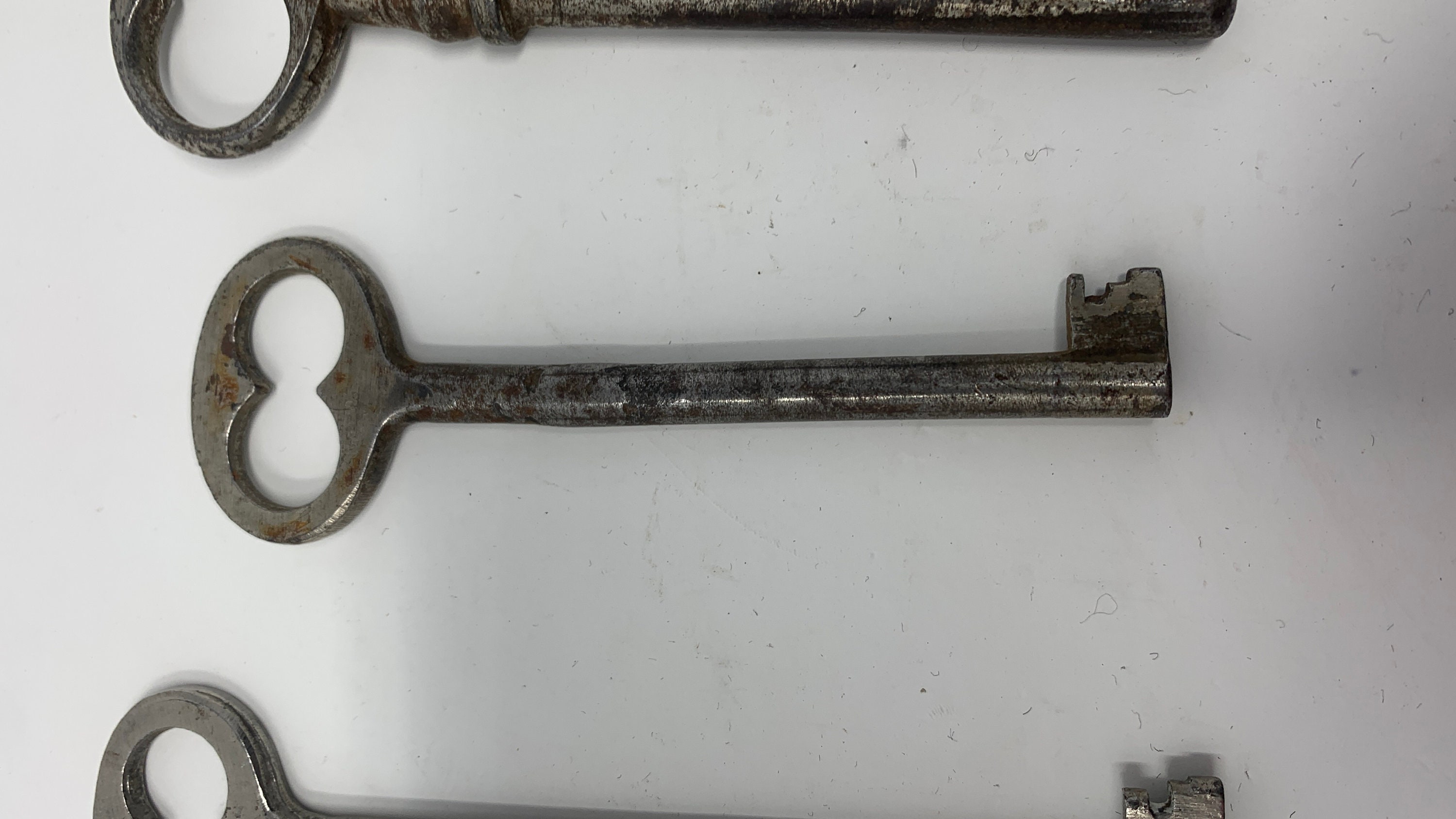 Set of 6 Antique Large Door Keys Brass and Steel - Etsy