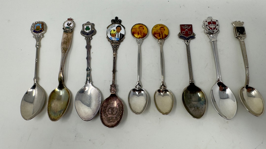 Set of 9 Collector Spoons United Kingdom Ireland Including Royal ...