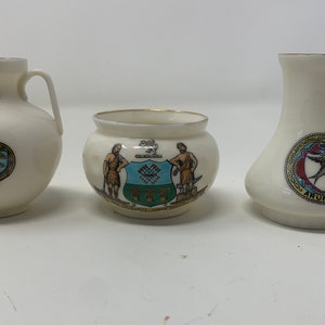 Set of 11 W.H. Goss Small English Crested Ware - Etsy