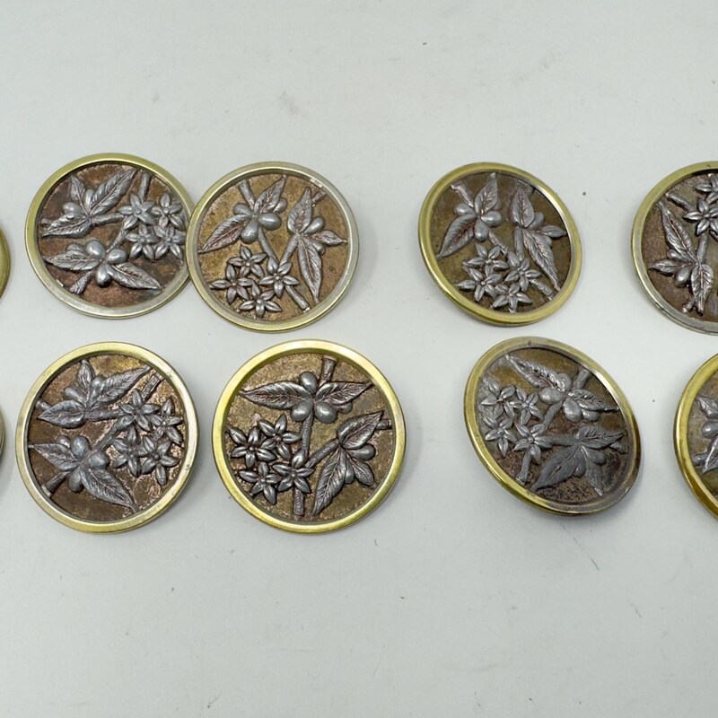 Large Antique Buttons - Etsy