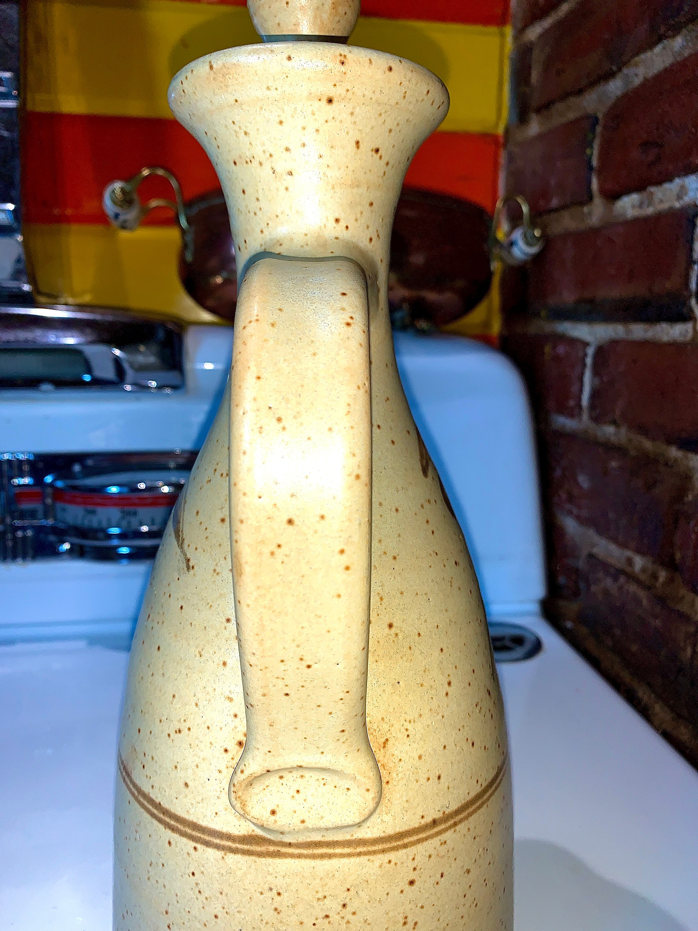 Robert Bush 1980s Pottery Decanter - Etsy