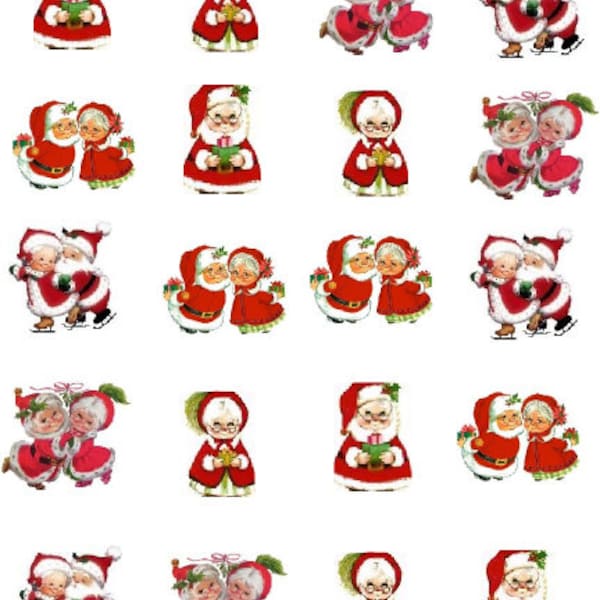 Santa Claus Sticker - Etsy