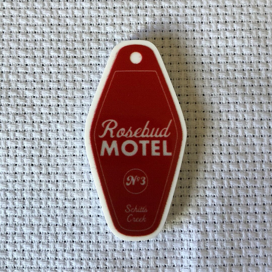 Red Key Tag, Cross Stitch, Embroidery and Planner Accessory, Magnetic ...