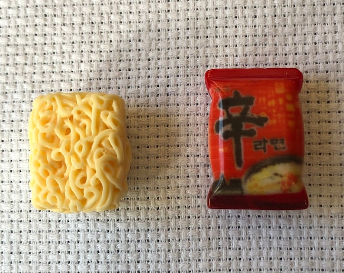 Ramen Set - Noodles & Package, Cross Stitch and Embroidery Accessory ...